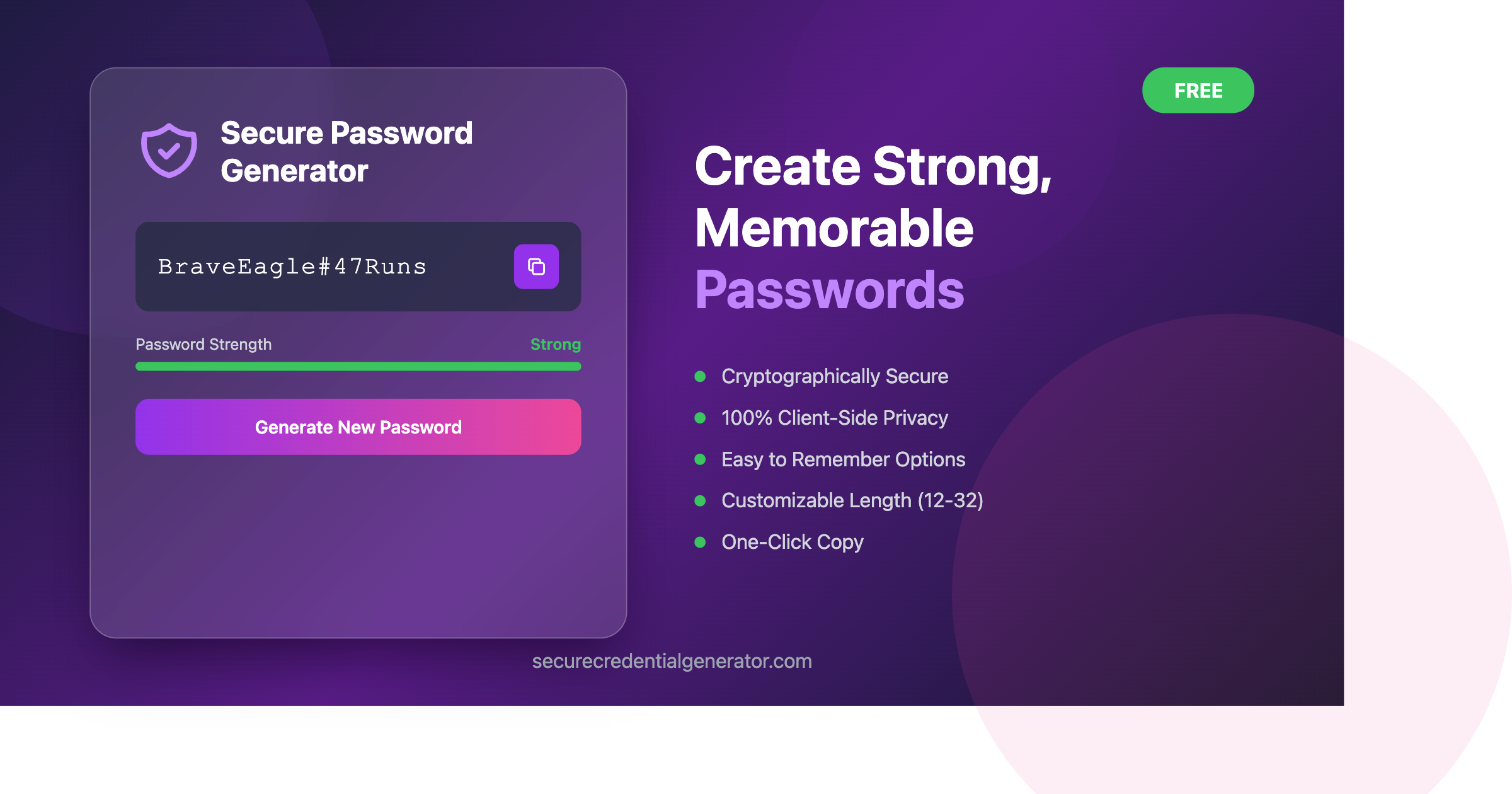 Secure Password Generator Create Strong Memorable Passwords Free Secure Password Generator Create Strong Memorable Passwords Free